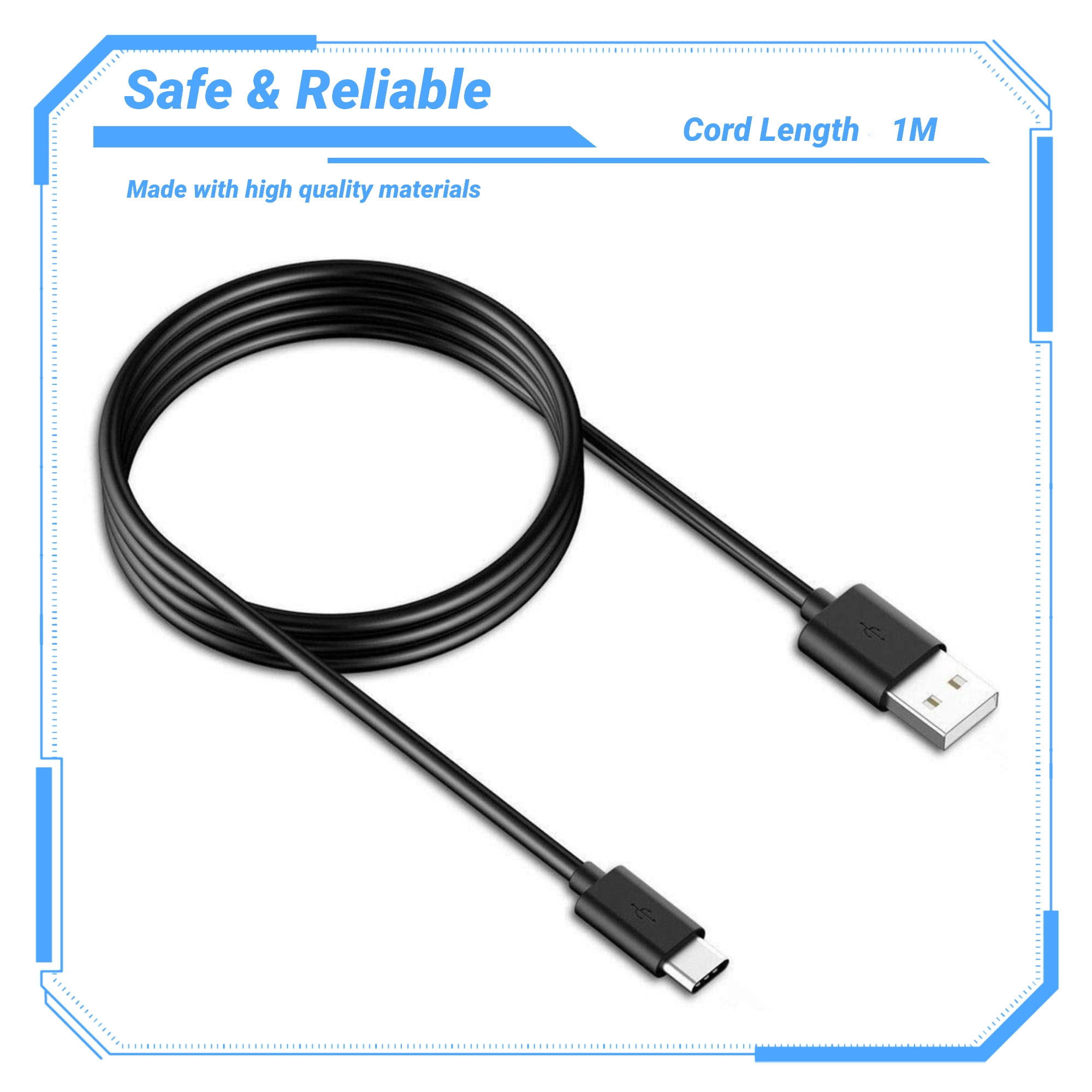 KONKIN BOO 3ft Type-C Charging Charger Cable Replacement For JBL Live ...