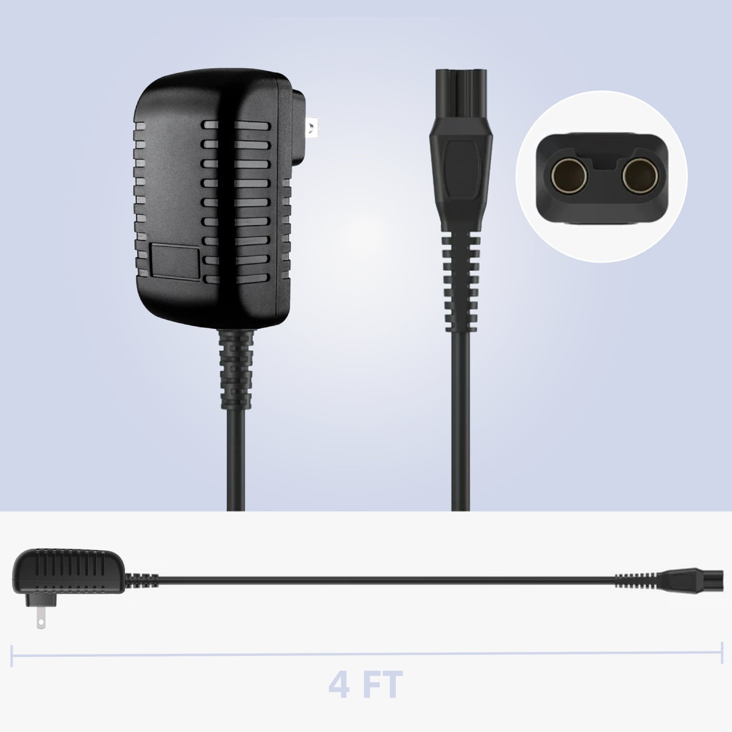 KONKIN BOO AC Adapter Replacement For Shaver HQ7141 HQ7&HQ8 Series ...