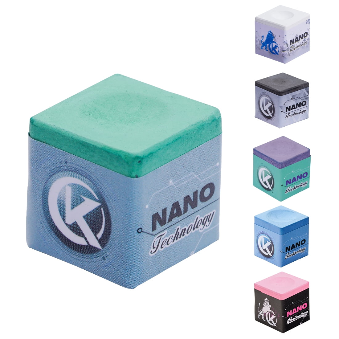 KONLLEN Billiards Chalks with green Pool Cue Chalk Snooker Carom Nano ...
