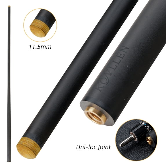 KONLLEN Pool Cue Single Shaft Uniloc 10.5/11.5/12.5mm Carbon Fiber ...