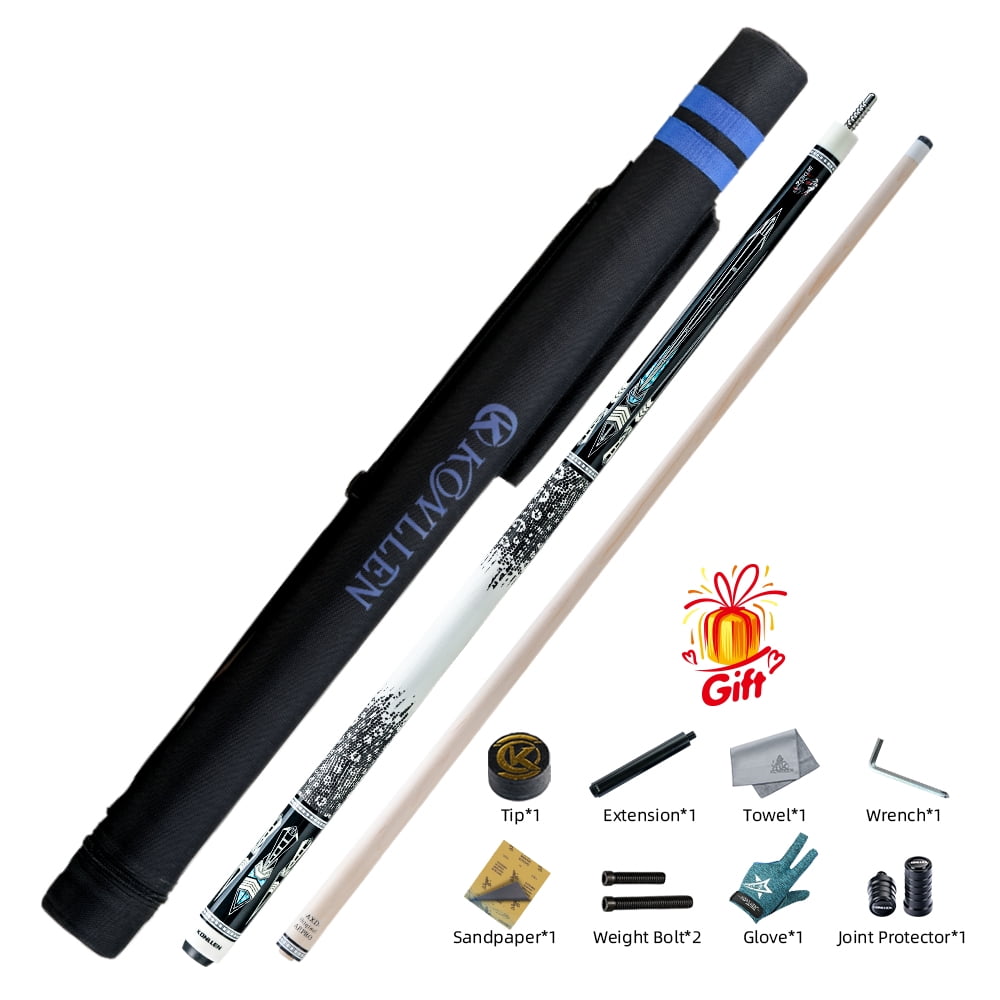 KONLLEN Pool Cue Stick Pro Taper Canadian Maple Billiard Pool Sticks ...