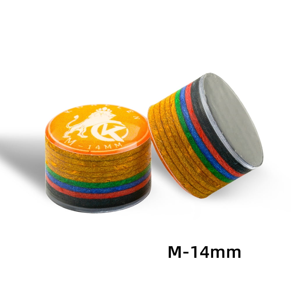 KONLLEN Rainbow Billiards Tip with Clear SX/SS/S/M/MH/H 11mm/14mm Pool ...
