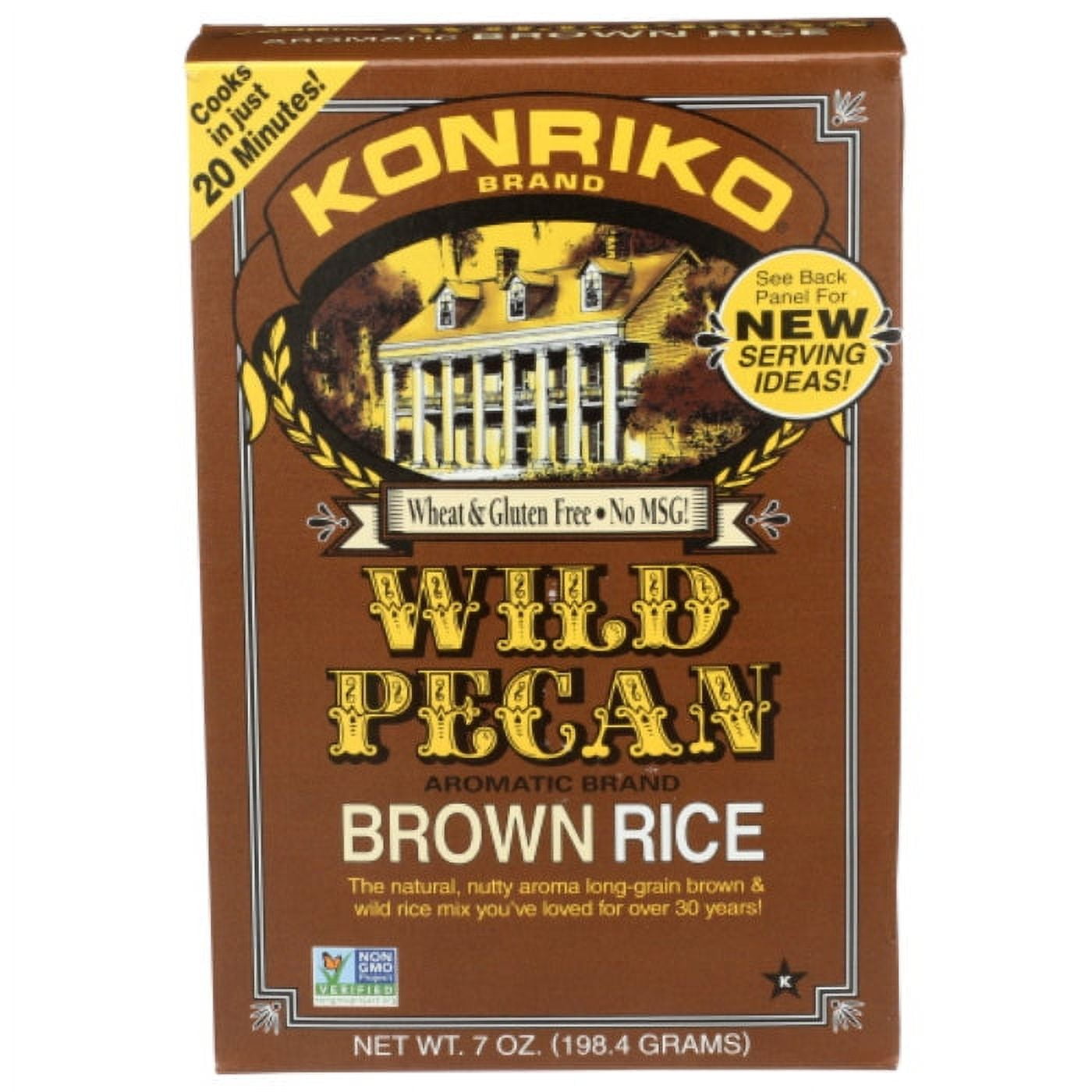 KONRIKO RICE WILD PECAN 7 OZ - Pack of 6 - Walmart.com