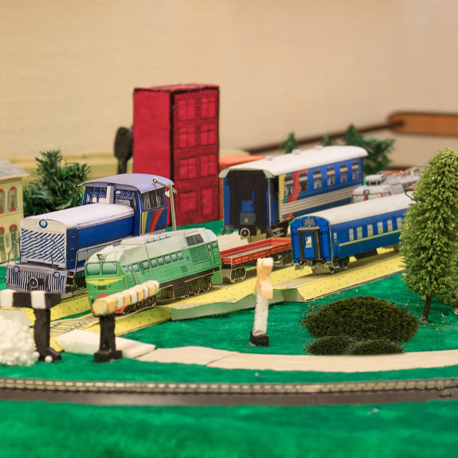 KONTONTY 1 Bottle Coarse Particle Bushy Powder for Train Sand Table ...