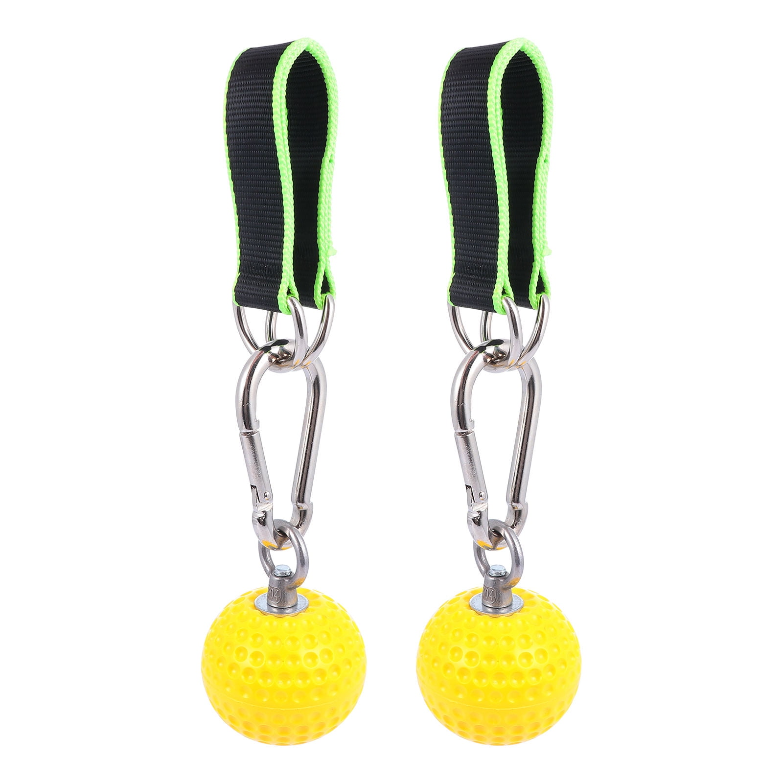 KONTONTY 1 Pair Grip Ball for Pull-Up Strength Training Yellow 10.4X3 ...