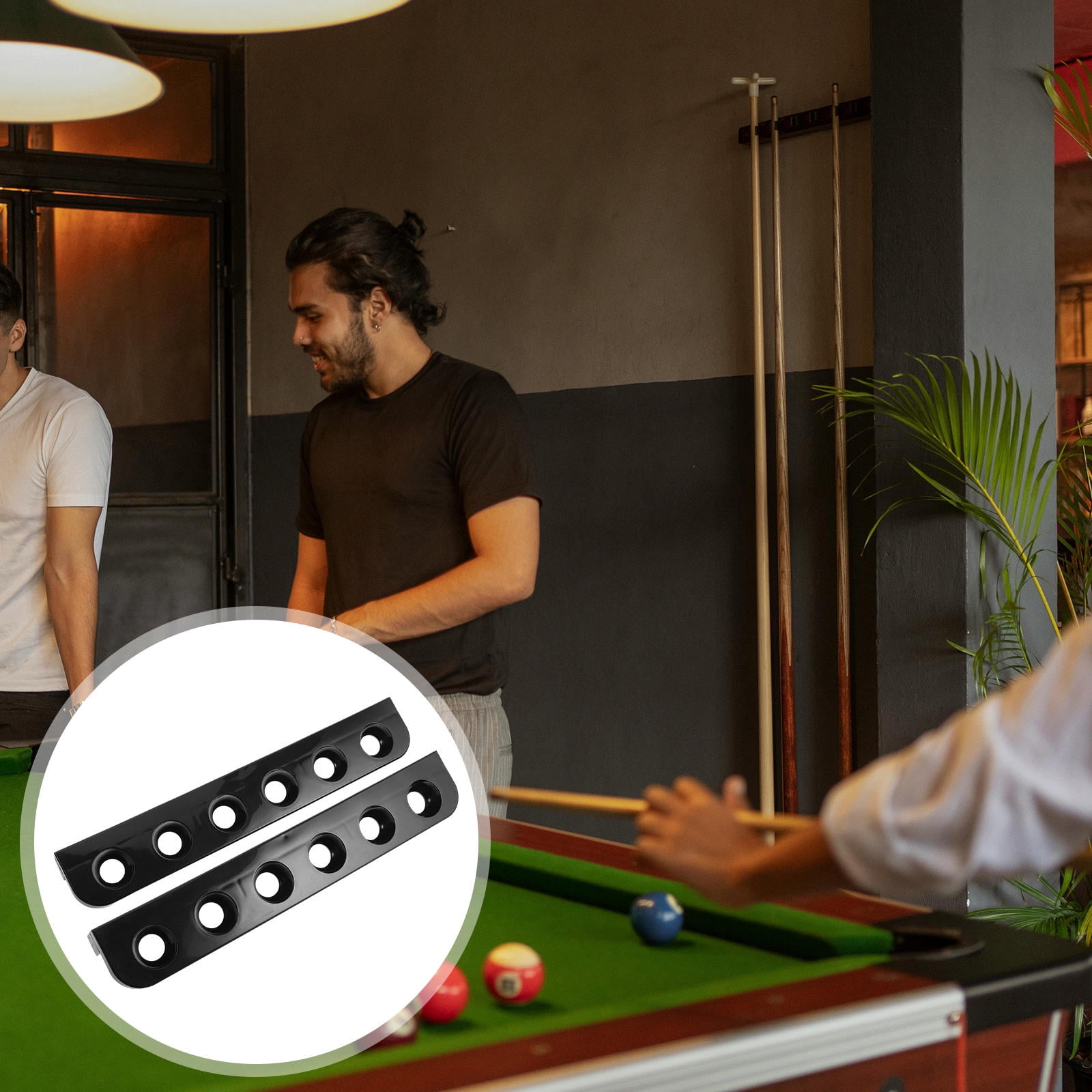 KONTONTY 1 Pair Professional Billiard Cue Rest Rack For Pool Table ...