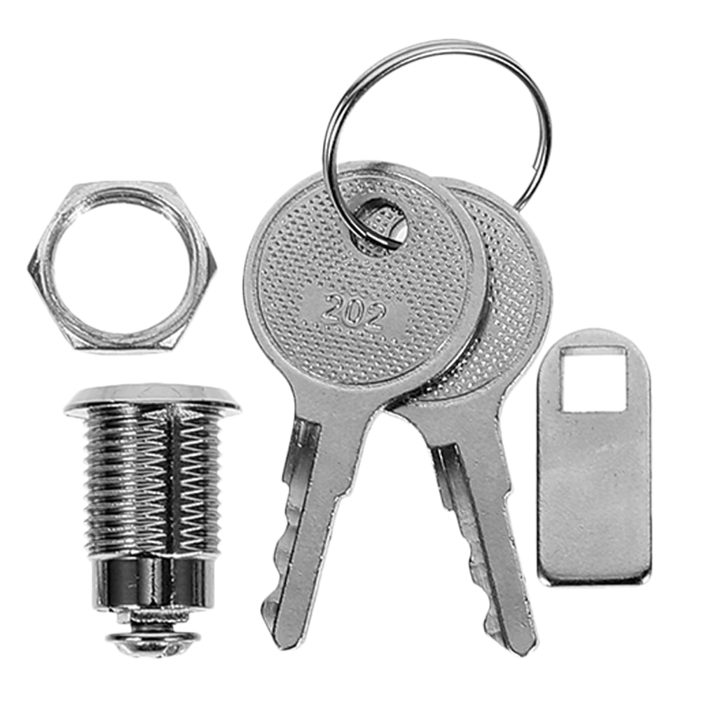 KONTONTY 1 Set Cam Lock For Coin Box Money Box Lock Cylinder Integrated ...