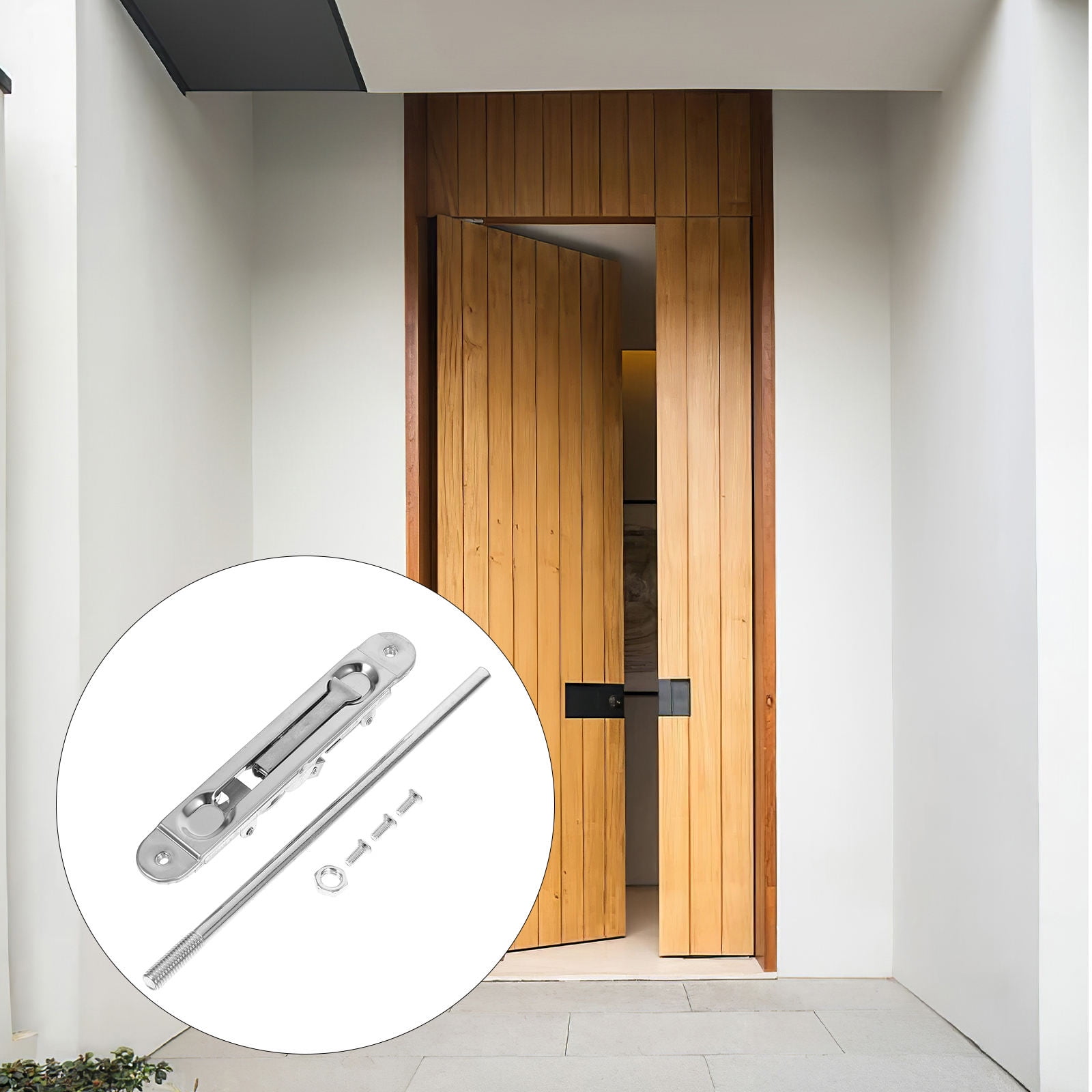 KONTONTY 1 Set Door Bolts Stainless Steel Concealed Security French ...