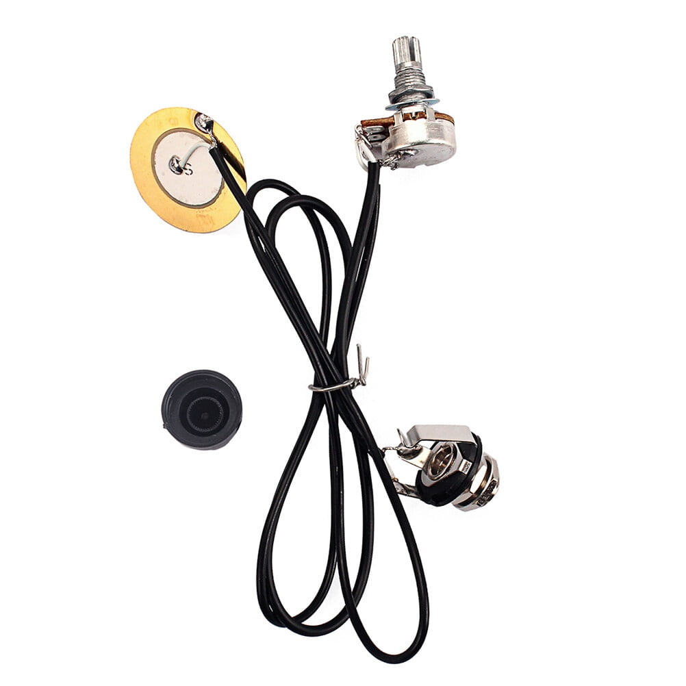 KONTONTY 1 Set Piezo B500K Potentiometer for Acoustic Guitar and String ...