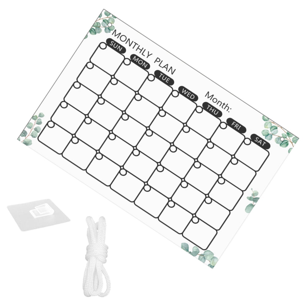 KONTONTY 1 Set Reusable Hanging Sign Transparent Memo Note Board for ...
