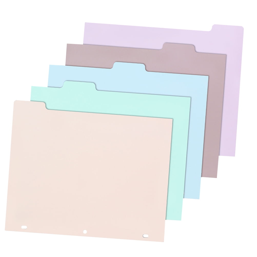 KONTONTY 1 Set of A4 Size Binder Dividers Notebook Dividers Journal ...
