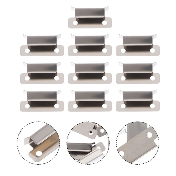 KONTONTY 10Pcs Stainless Steel Hot Bed Glass Clamps for 3D Printer ...