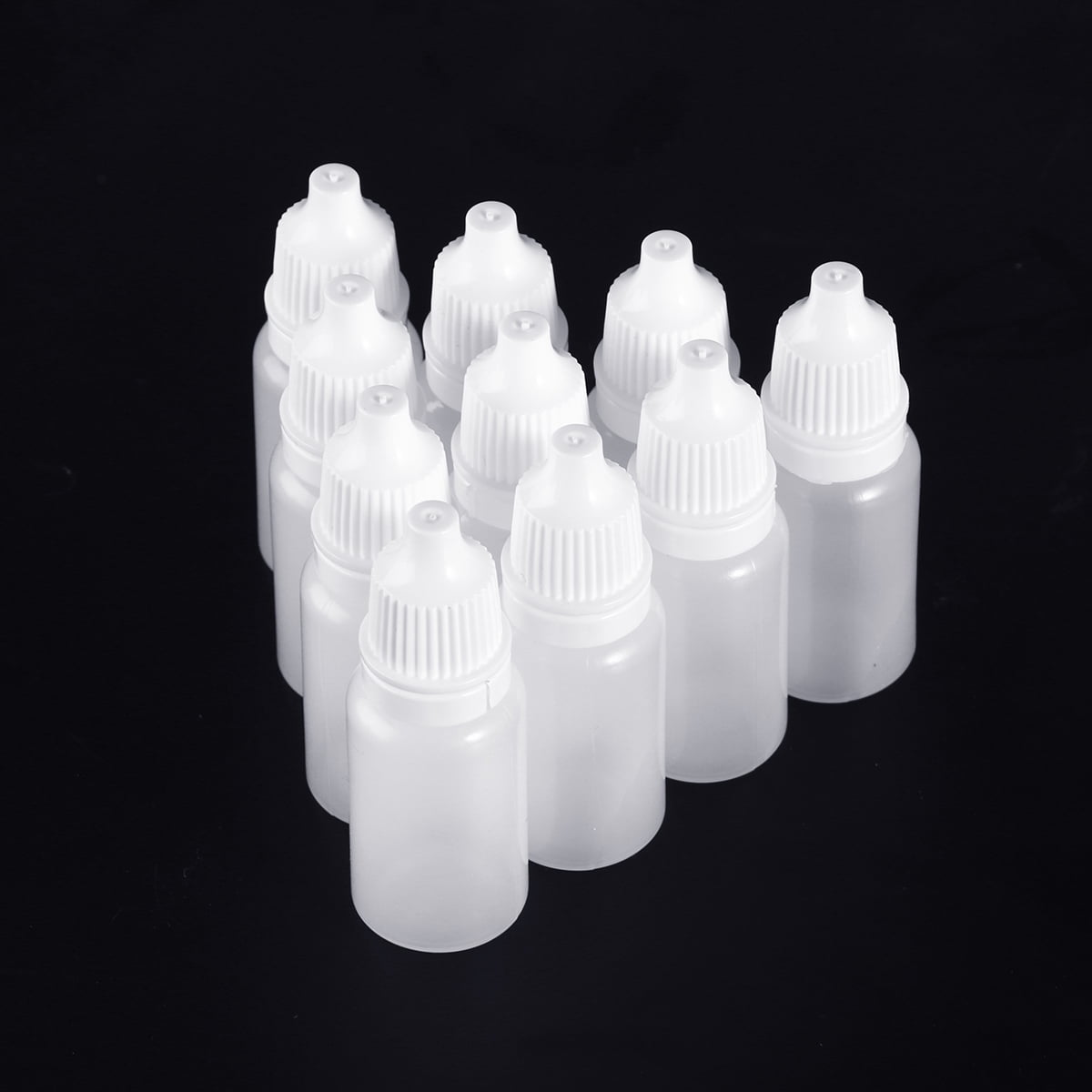KONTONTY 10 Pcs Empty Squeezable Dropper Bottles Essential Oil ...