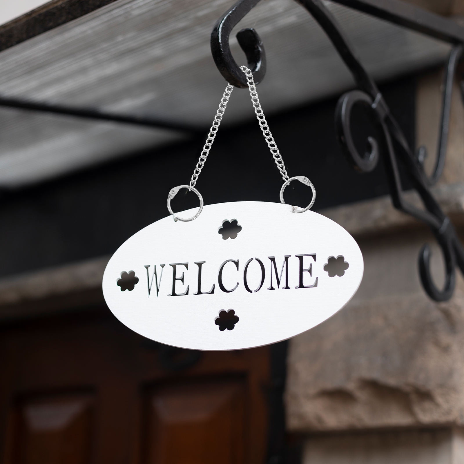 KONTONTY 10 Pcs Metal Chain With Hooks Clips Hanging Basket Chains ...