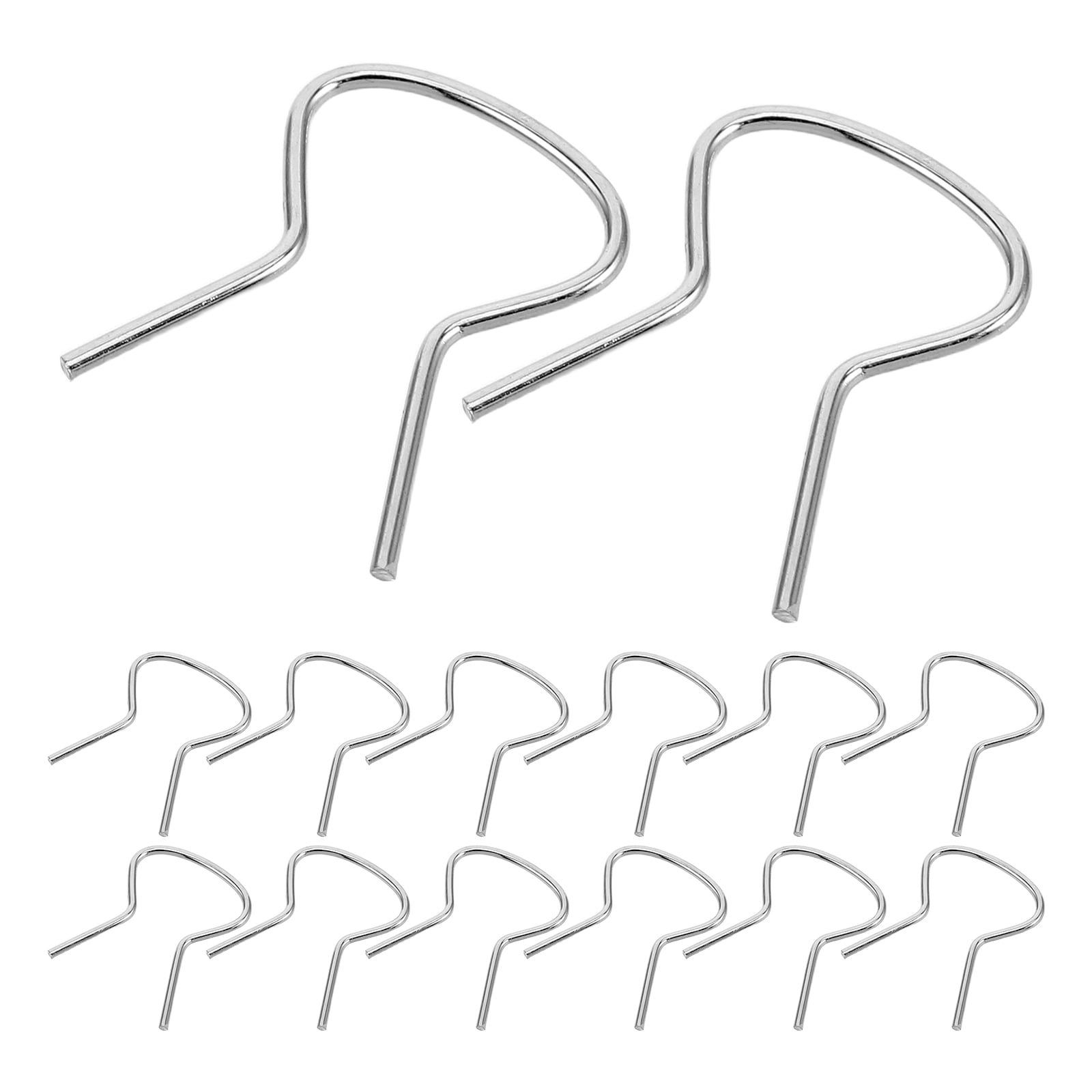 KONTONTY 100pcs Car Window Handle Crank Retainer Clips Steel Clips For ...