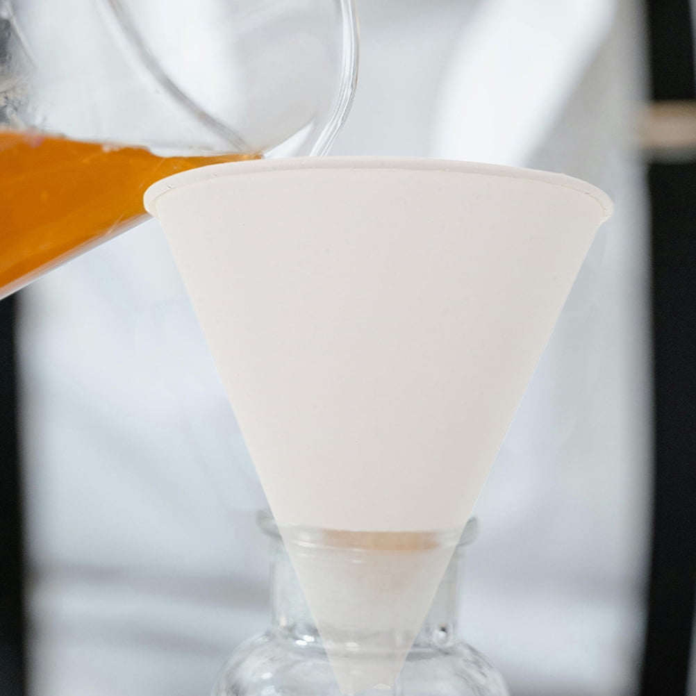 KONTONTY 100pcs Oil Drain Container Paper Funnel For Dispensers Gas ...