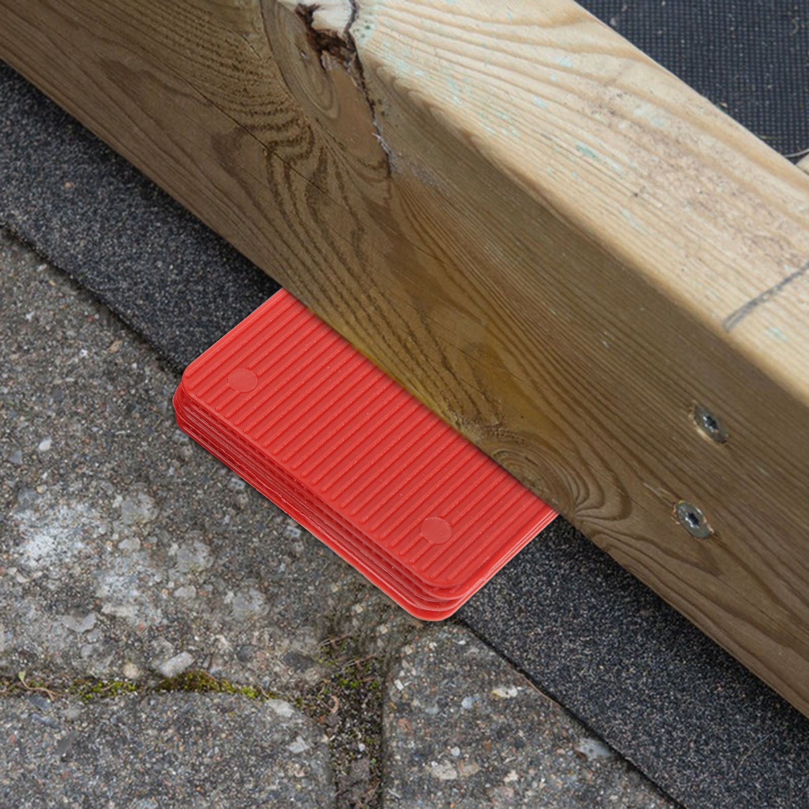 KONTONTY 100pcs Patio Furniture Shims Flat Shims for Leveling Plastic ...