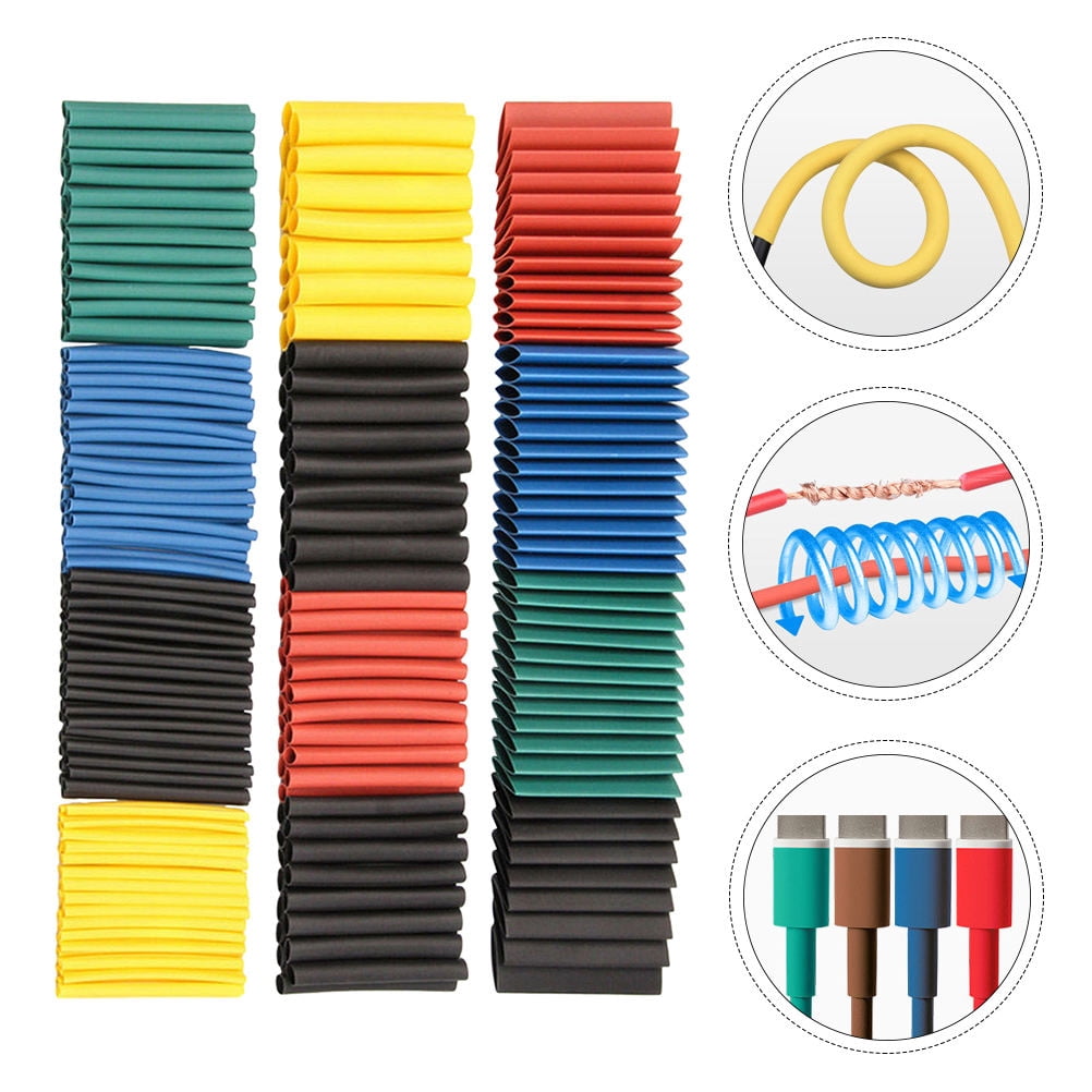 KONTONTY Electrical Cable Sleeve Assorted Color Polyolefin for Home ...