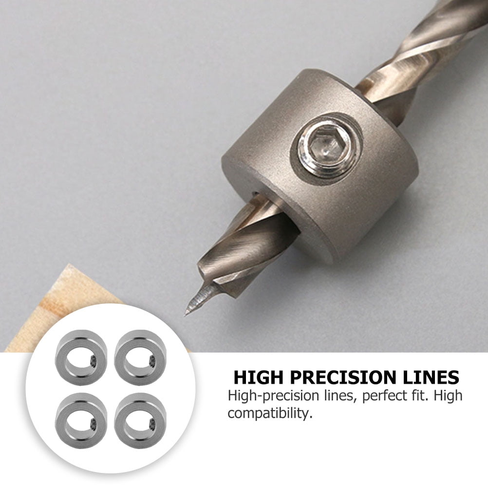 KONTONTY 10Pcs 3D Printer Lock Rings Screw Shaft Collars Stainless ...