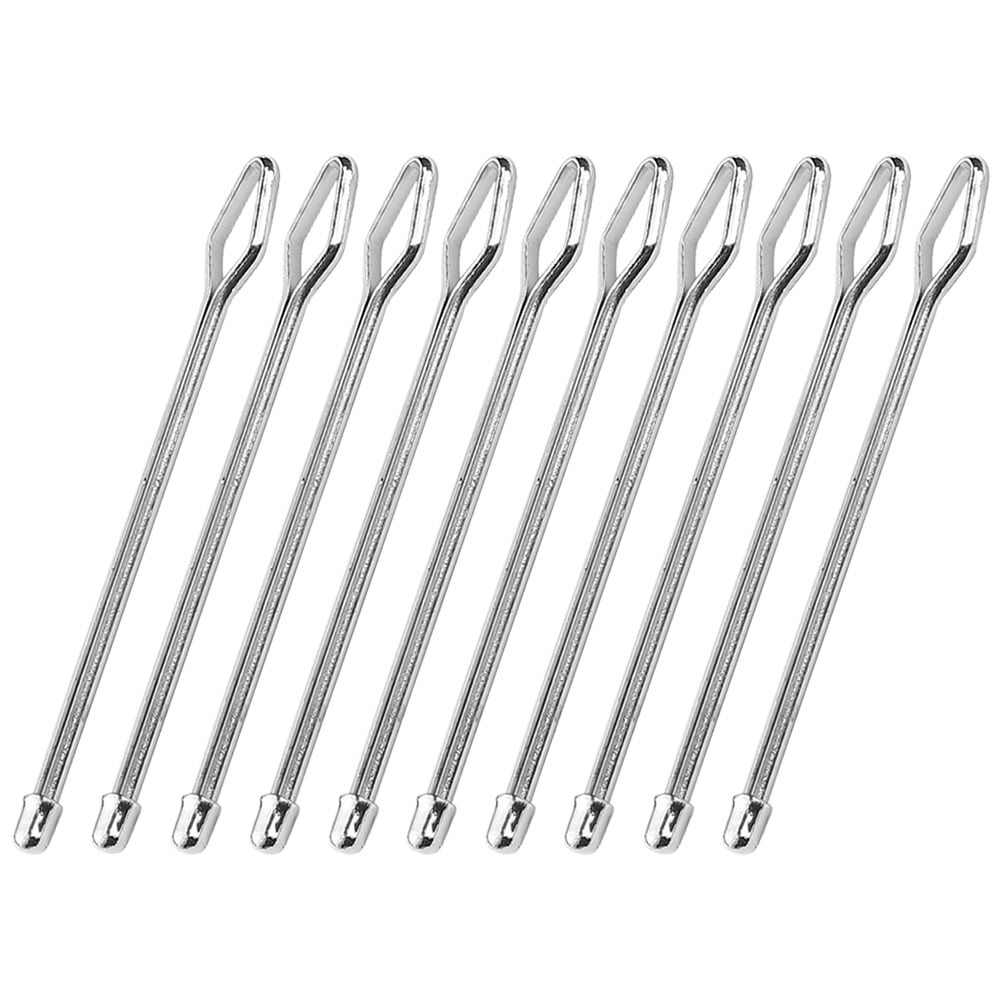 KONTONTY 10Pcs Pant Drawstring Threader Silver Compact Easy Threading ...