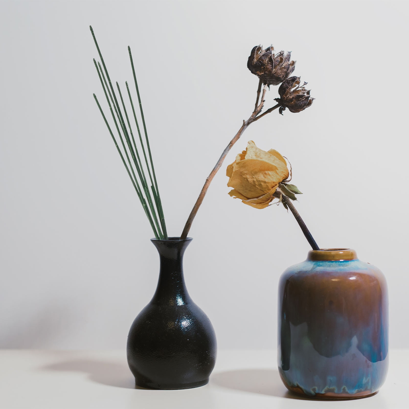 KONTONTY 10pcs Artificial Rose Stems Diy Flower Arrangement Supplies ...