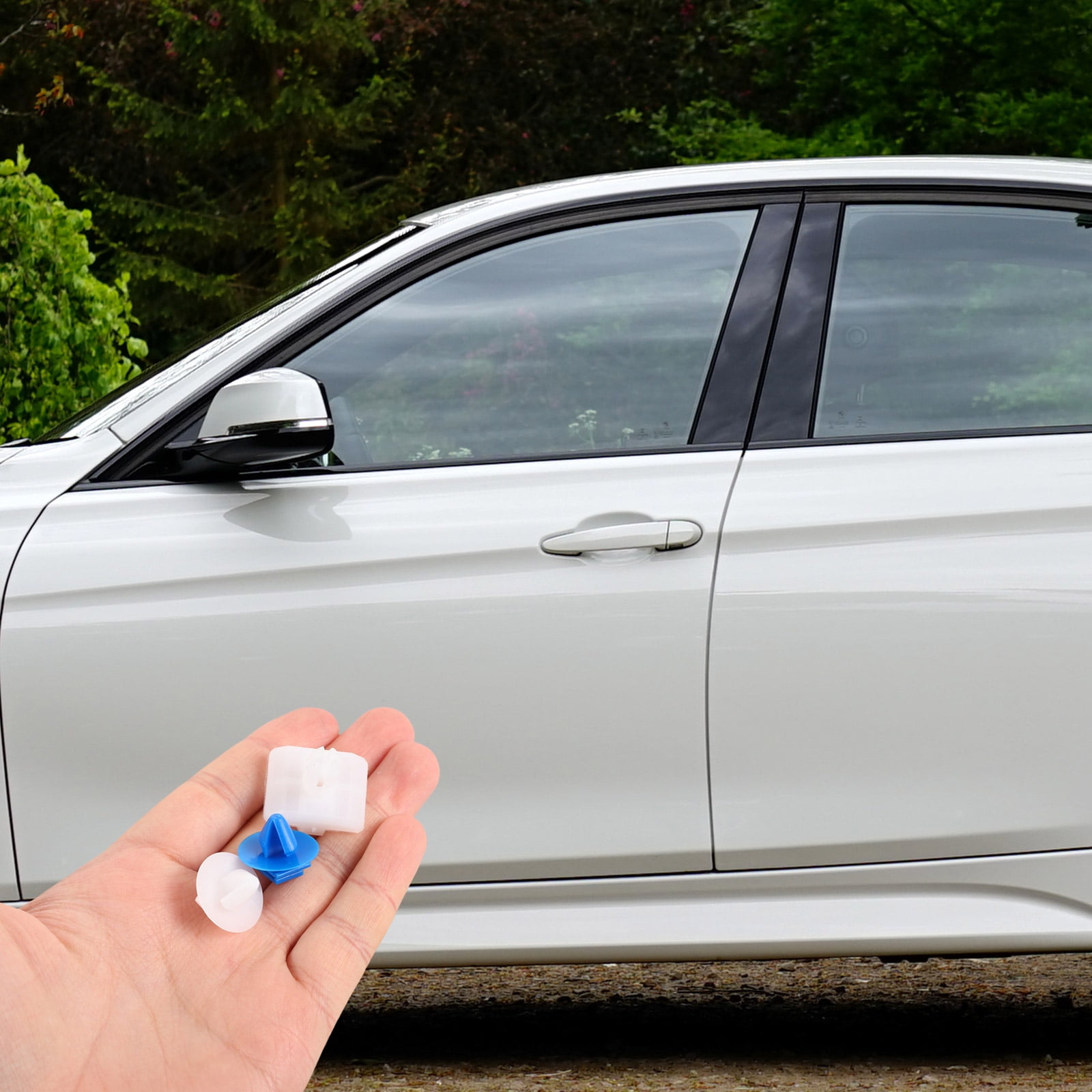 KONTONTY 10pcs Car Side Skirt Fasteners Rocker Panel Moulding Retainer ...