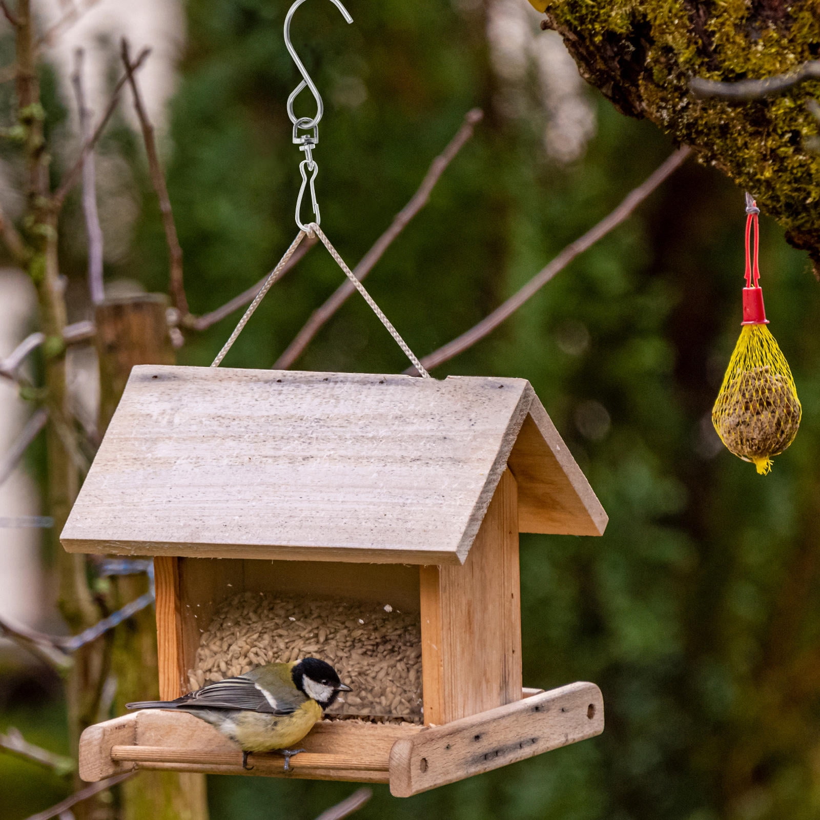 KONTONTY 10pcs Rotating Wind Chime Hook Outdoor Wind Spinner Hanger S ...