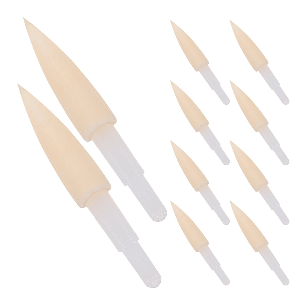 KONTONTY 10pcs Sponge Pen Tip Paint Pens Refills Tips Painting Writing ...