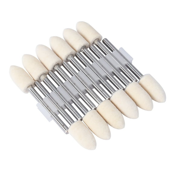 KONTONTY 12Pcs Buffing Polishing Cone Taper Wool For Polishing Electric ...