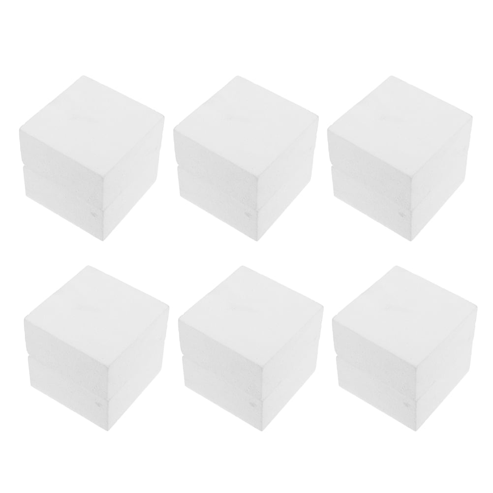 KONTONTY 12pcs Cake Modelling Foam Blocks For Cake Dummy Practice Cake ...