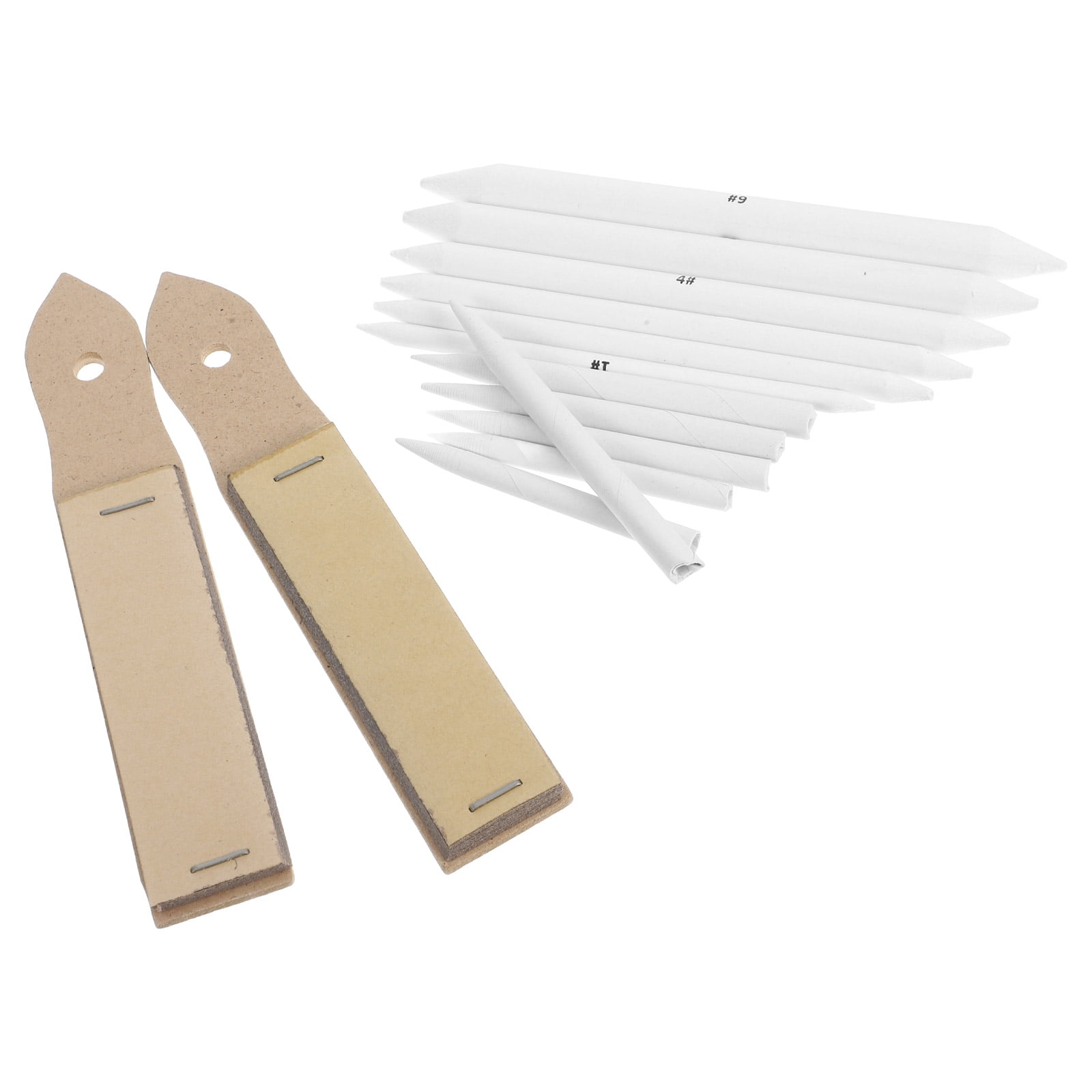KONTONTY 14-Piece Paper Art Tortillions Blending Sticks Felt Blenders ...