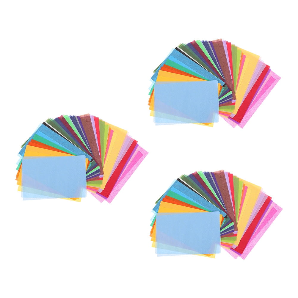 KONTONTY 198 Sheets Wrapping Paper in Assorted Colors for Diy ...