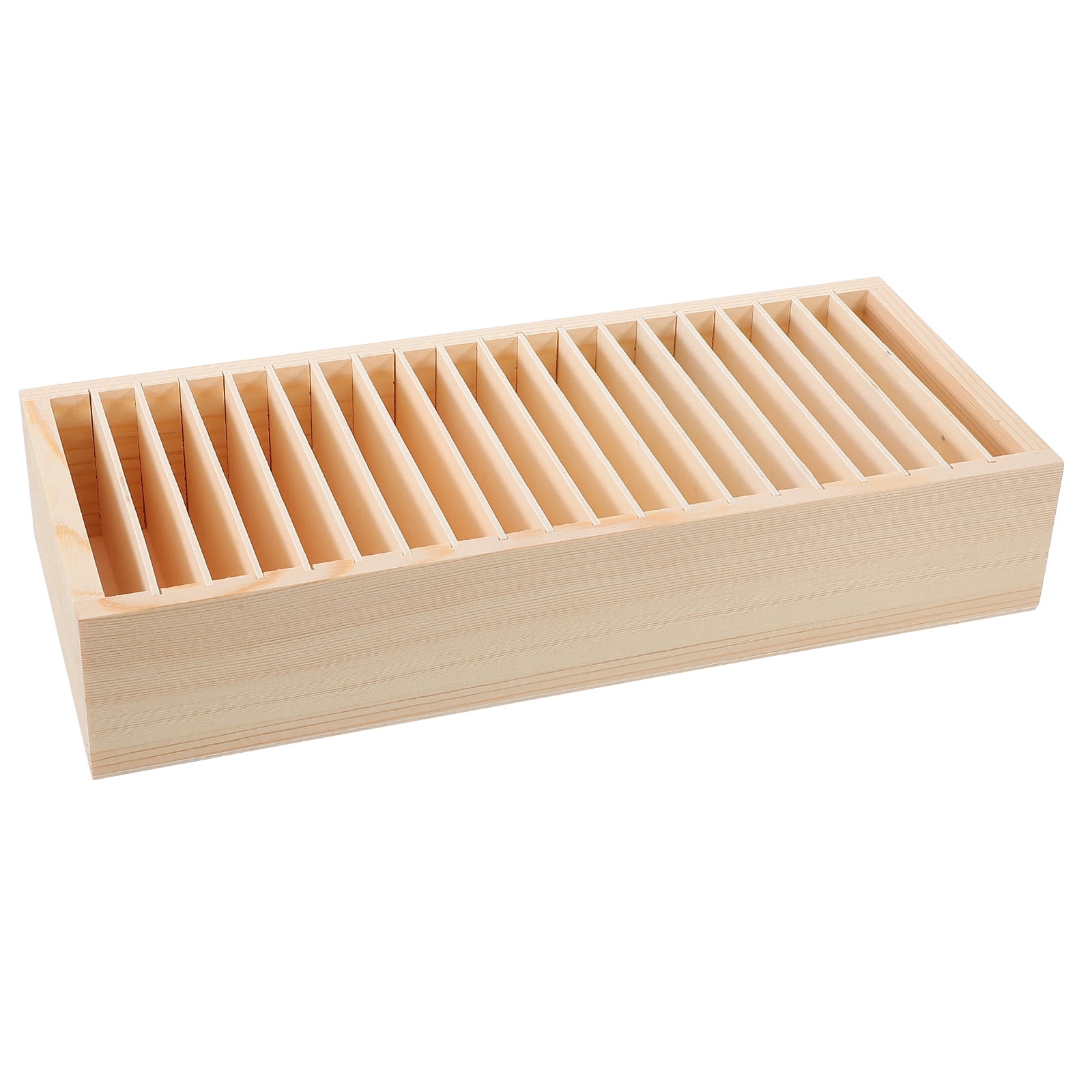 KONTONTY Cards Storage Box Wooden Business Cards Storage Box Yellow ...