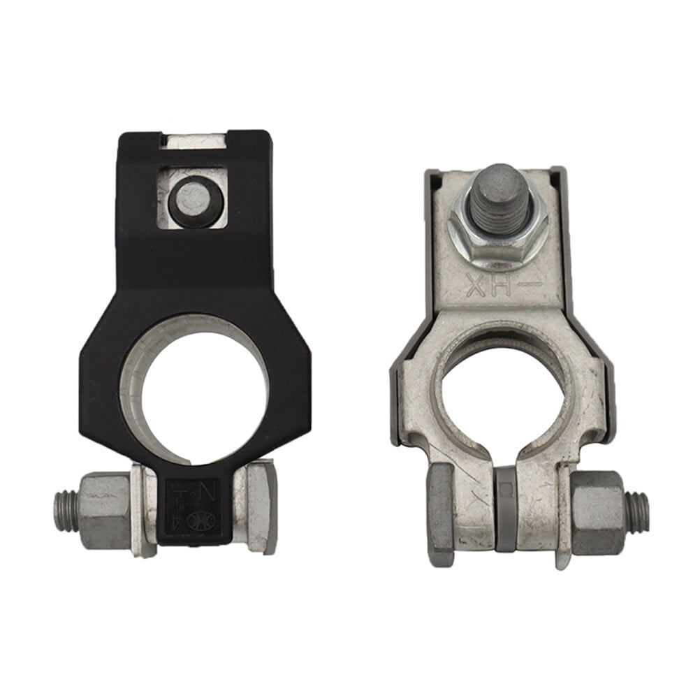 KONTONTY 1Pair Vehicle Battery Connector Clamp with Positive Negative ...