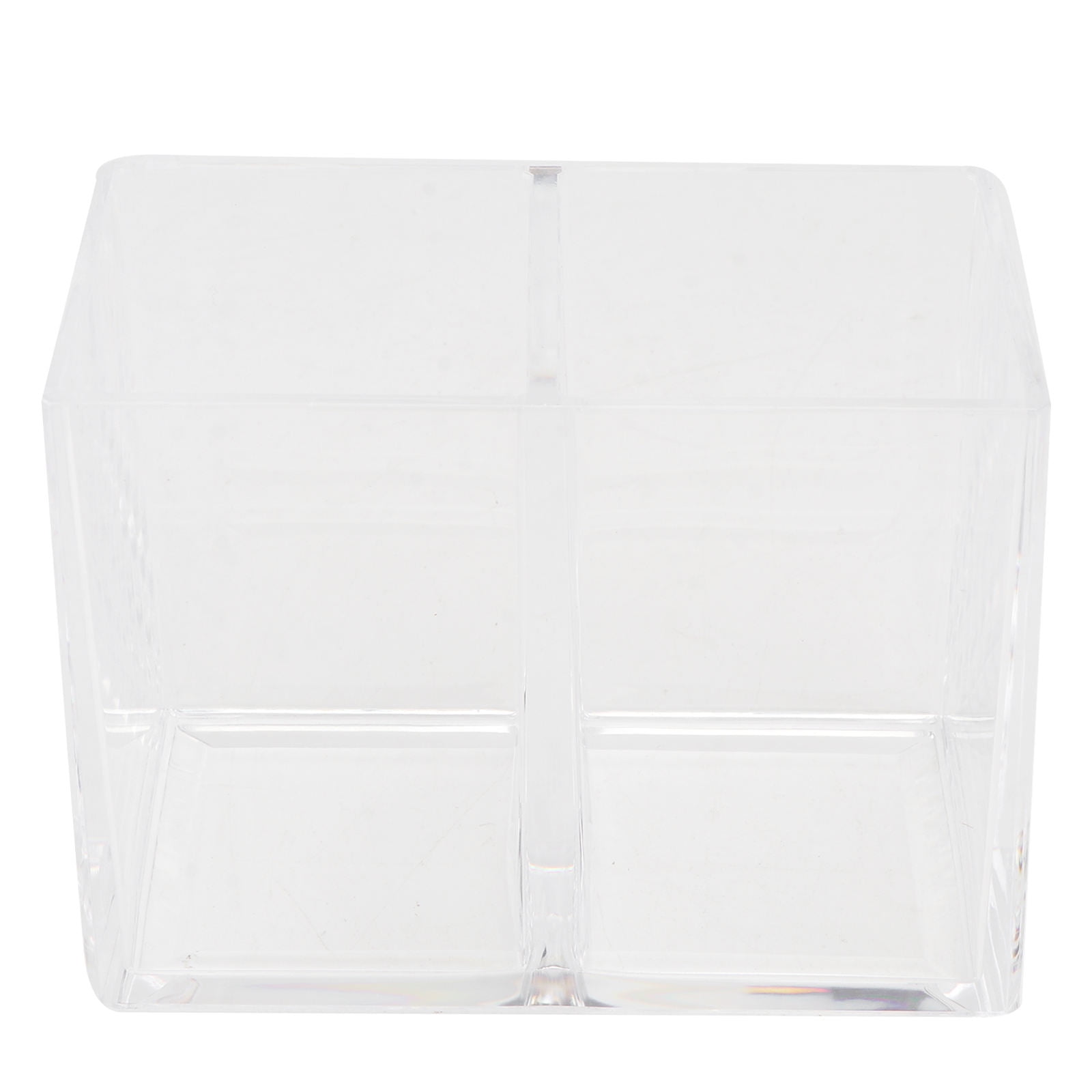 KONTONTY 1Pcs Makeup Brushes Container Transparent Plastic Storage Box ...