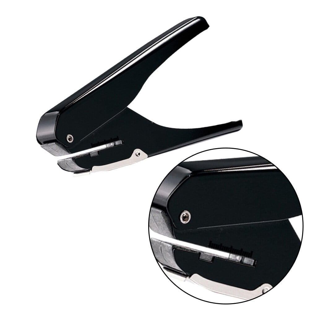 KONTONTY 1Pcs Single Oval Hole Punch for Paper Crafts with Black Design ...