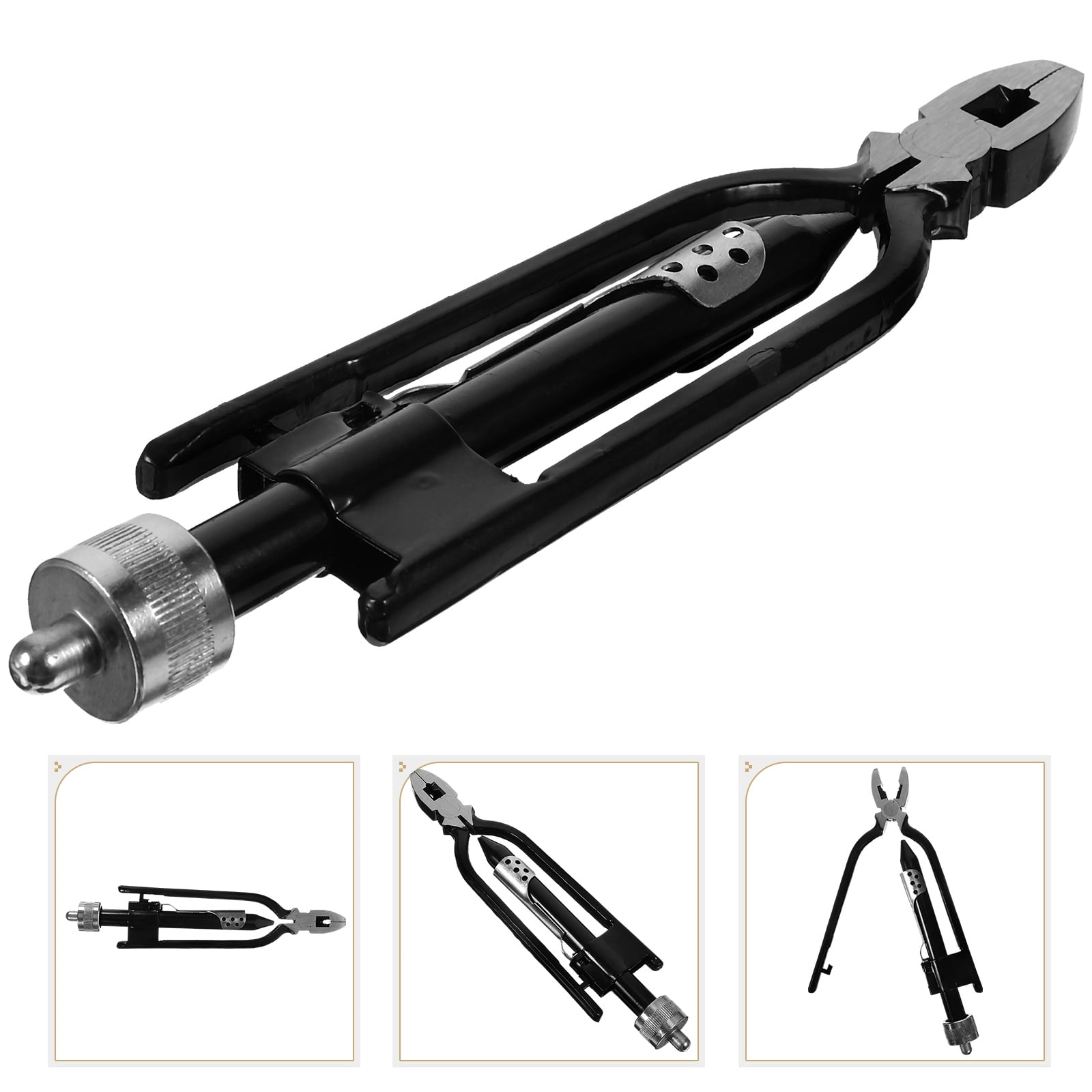 KONTONTY 1Pcs Wire Pliers Locking Jaws Ground Clamping Surfaces ...