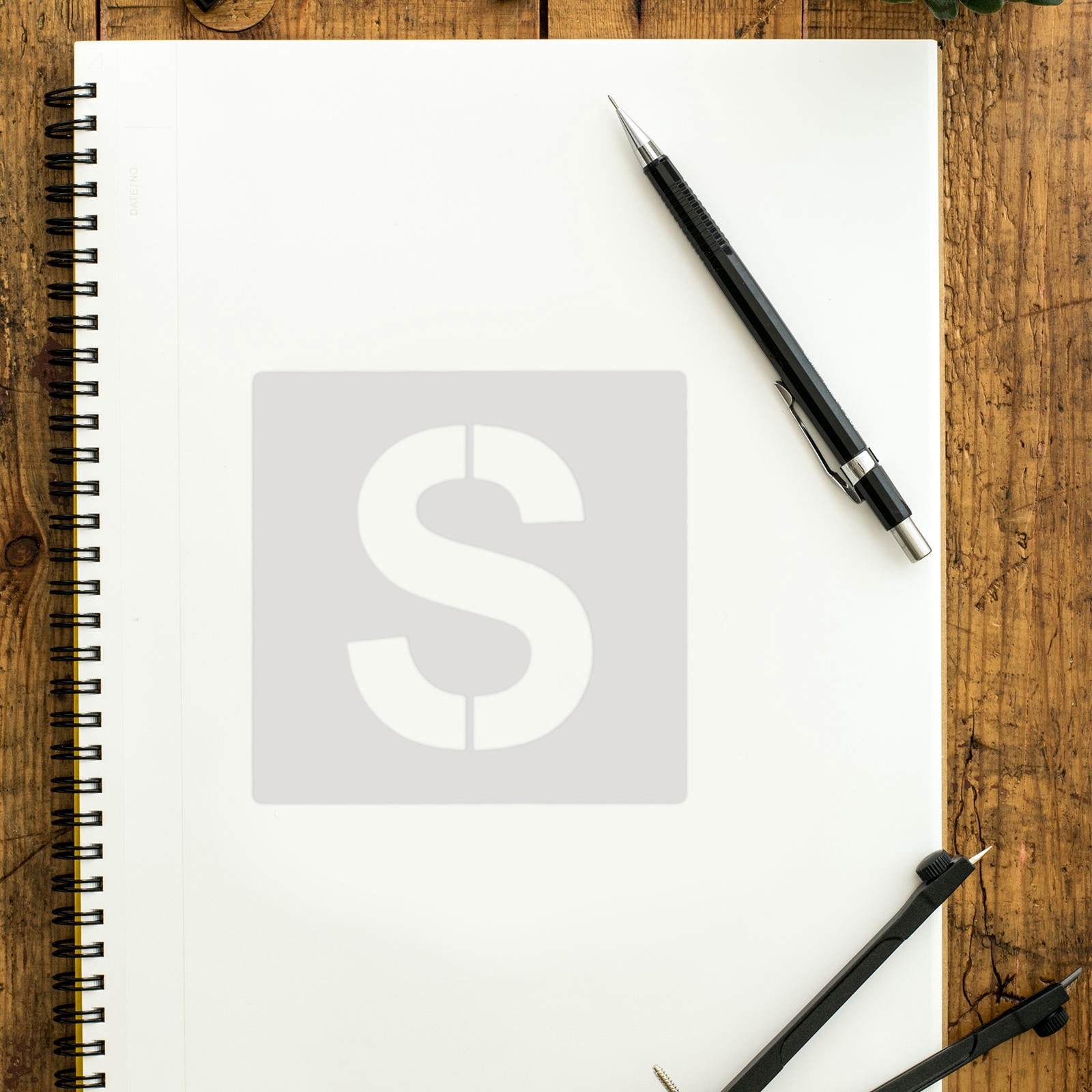 KONTONTY 1Set DIY Blank Alphabet and Number Stencil Set for Kids ...