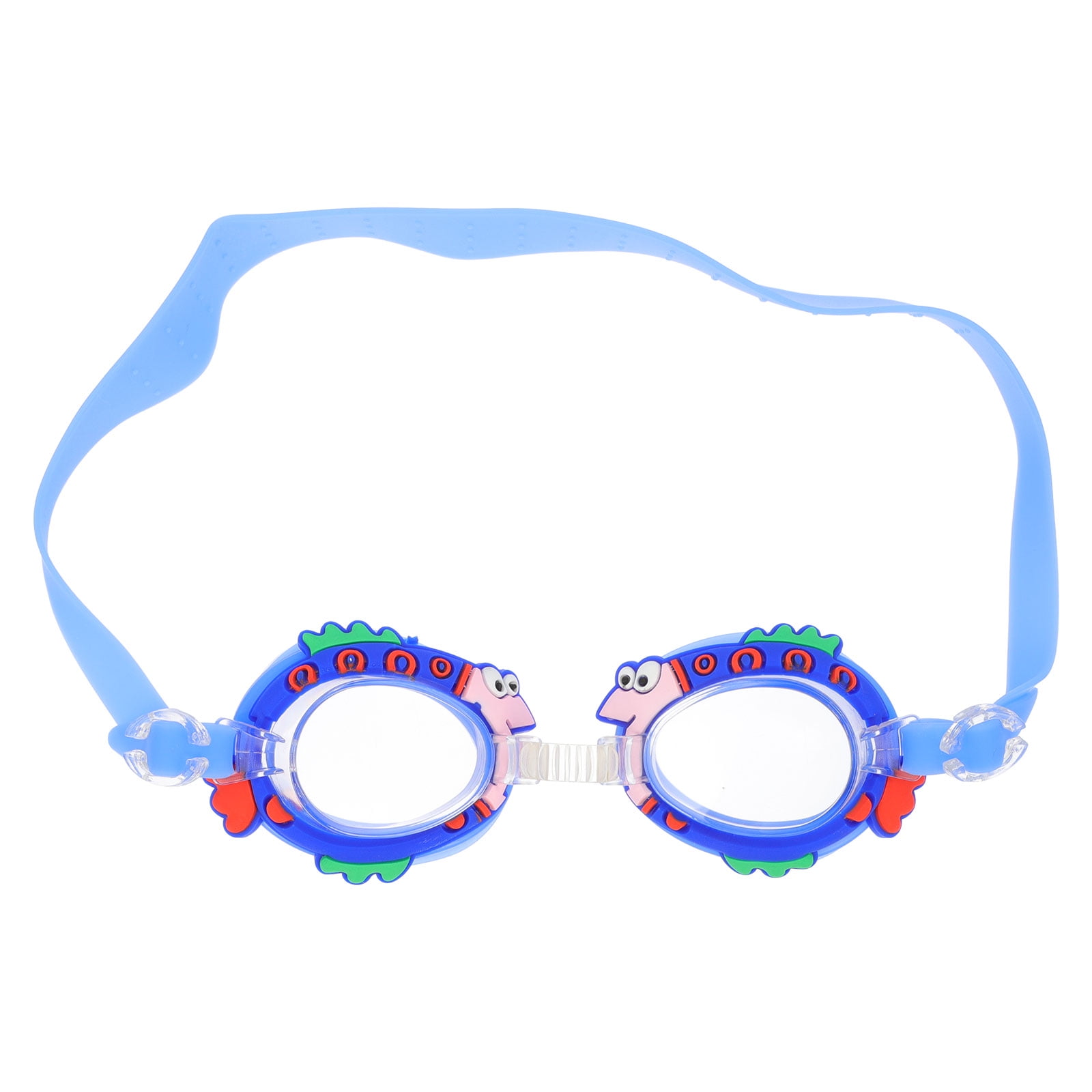 KONTONTY Kid Swimming Goggle Anti Fog Goggles Swimming Navy Silicone ...