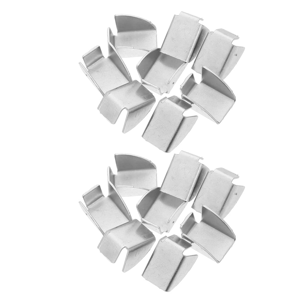 KONTONTY 20 Pcs Partition Iron Snap Holder DIY Shelf Clip Support Clips ...