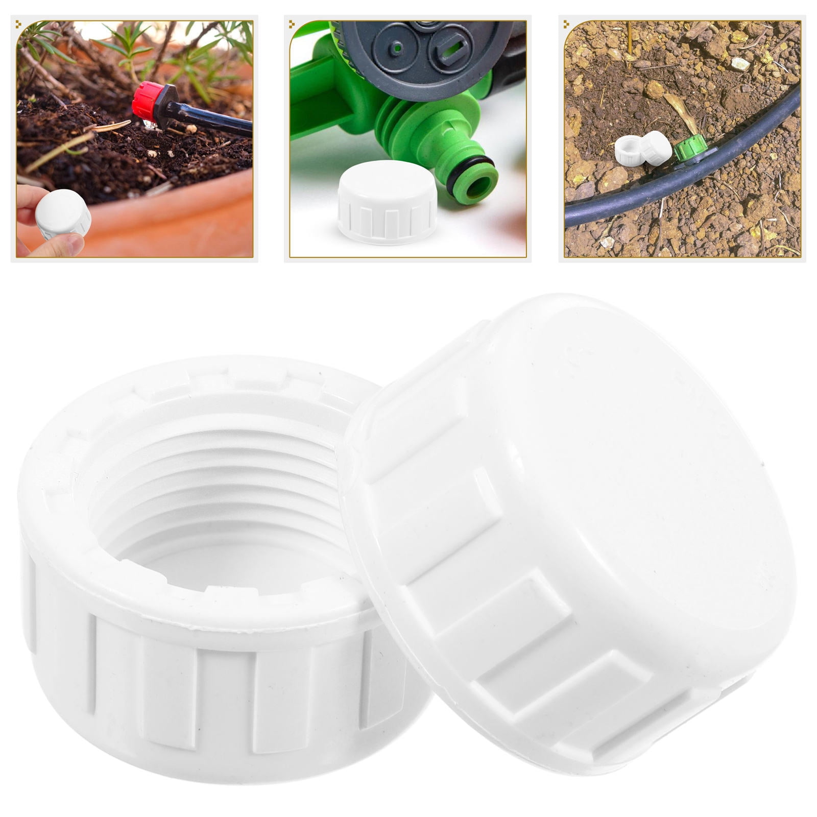 KONTONTY 20 Pcs Replaceable Pipe End Cap Plug for Standard Water Supply ...