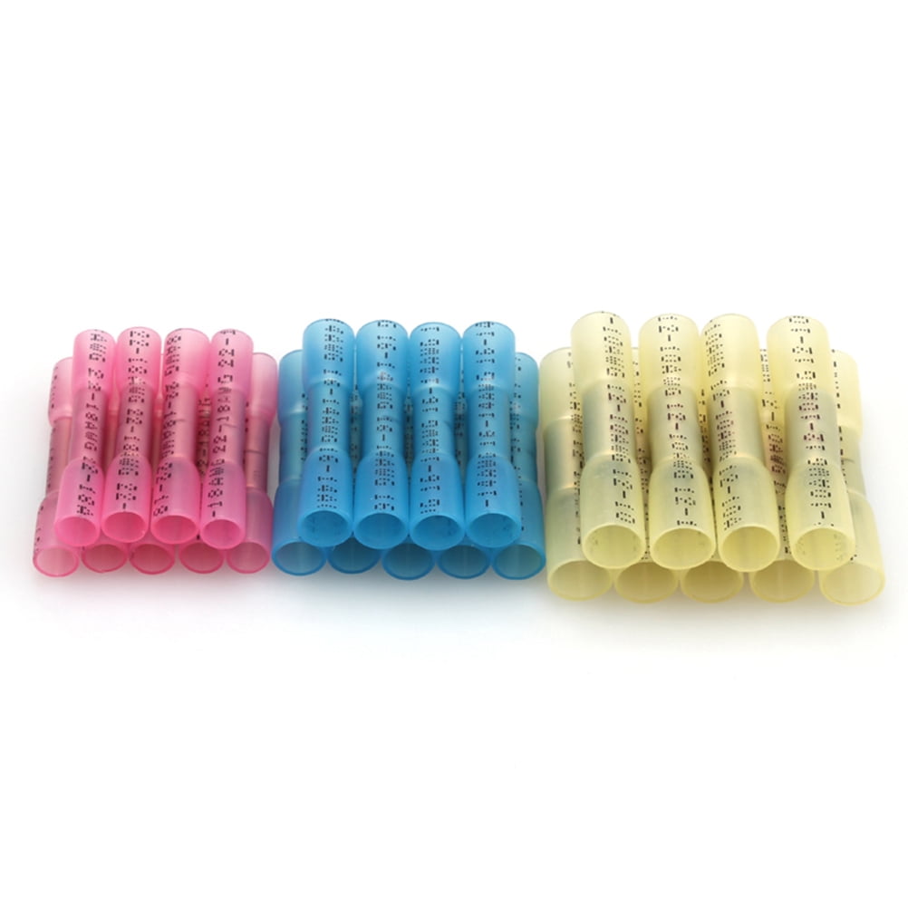 KONTONTY 200 Pcs Waterproof Cable Connectors with Heat Shrink Tubing ...