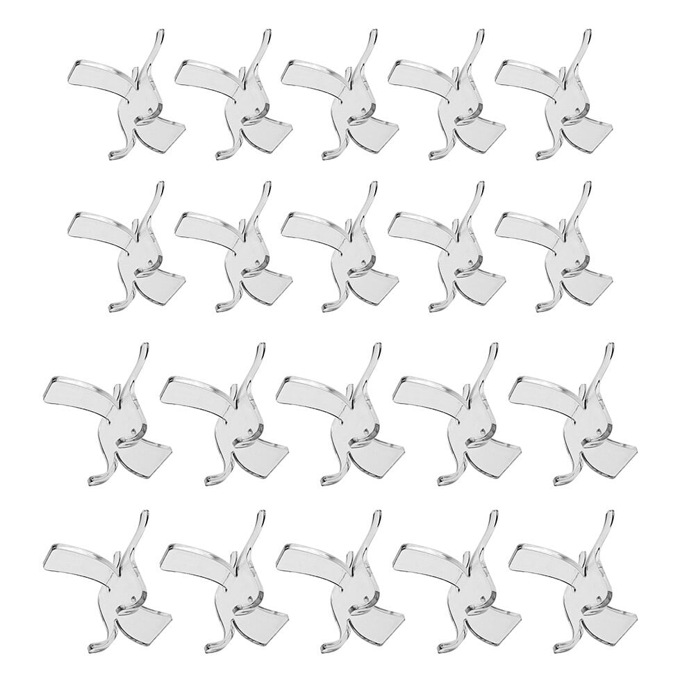 KONTONTY 20Pcs Acrylic Display Easel Stands for Transparent Showcase of ...