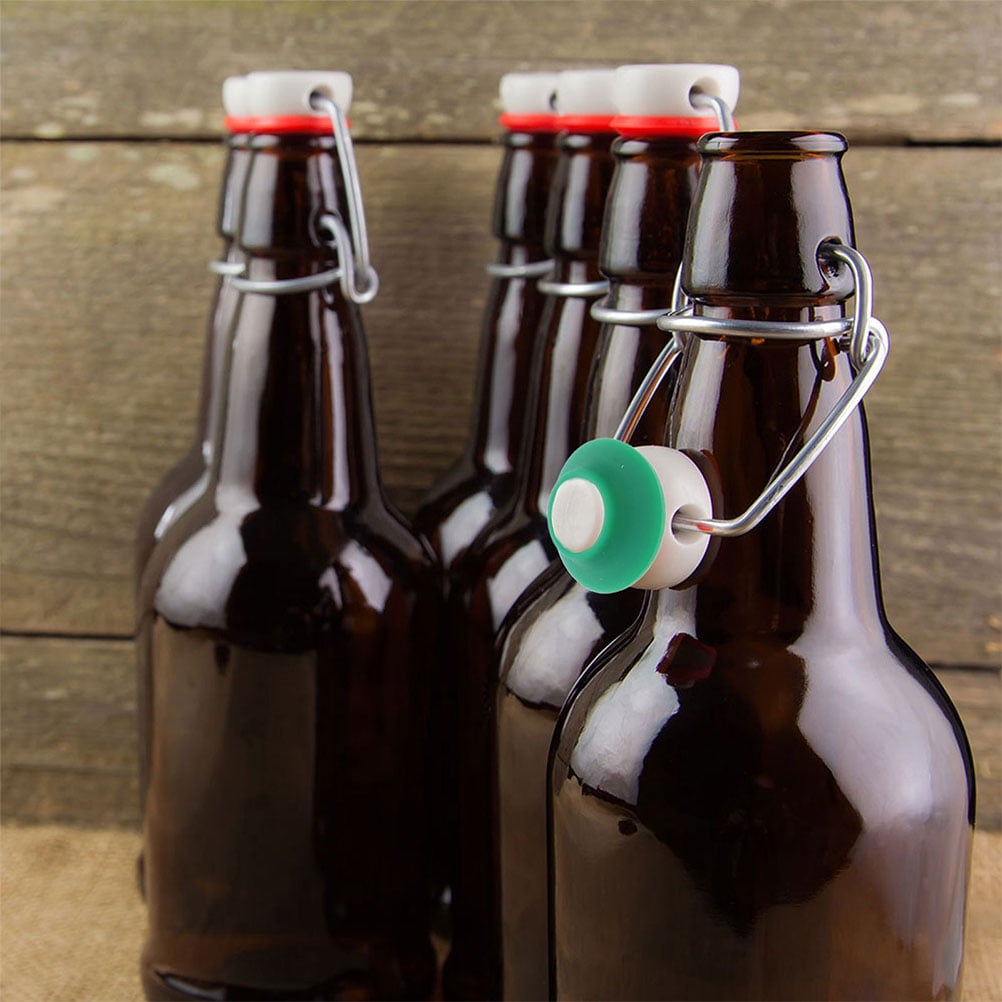 KONTONTY 20pcs Beer Bottle Gasket Replacement Silicone Sealing Ring For ...