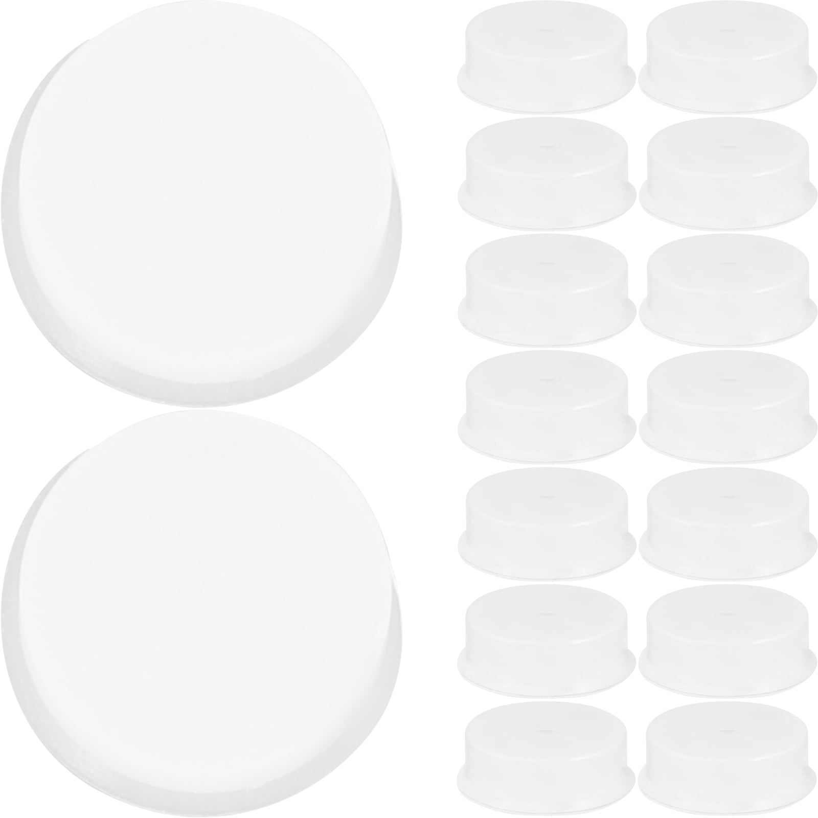 KONTONTY 20Pcs Silicone Flute Key Caps White for Durable Flutes Repair ...