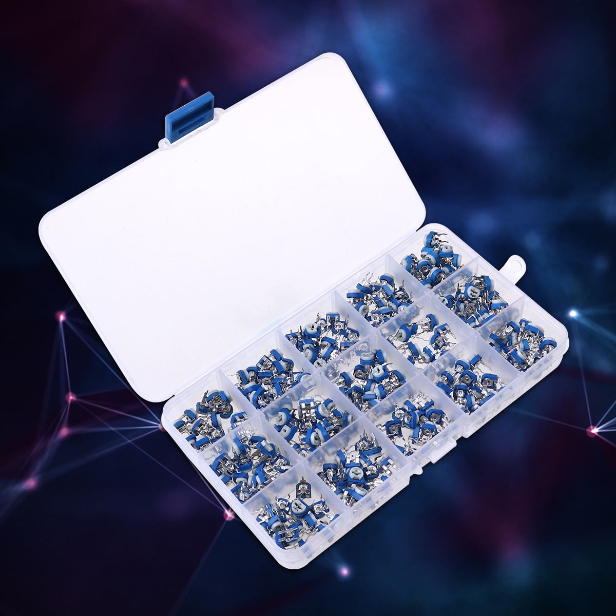 KONTONTY 280pcs 14 Values Potentiometer Variable Resistor Assorted Kit ...