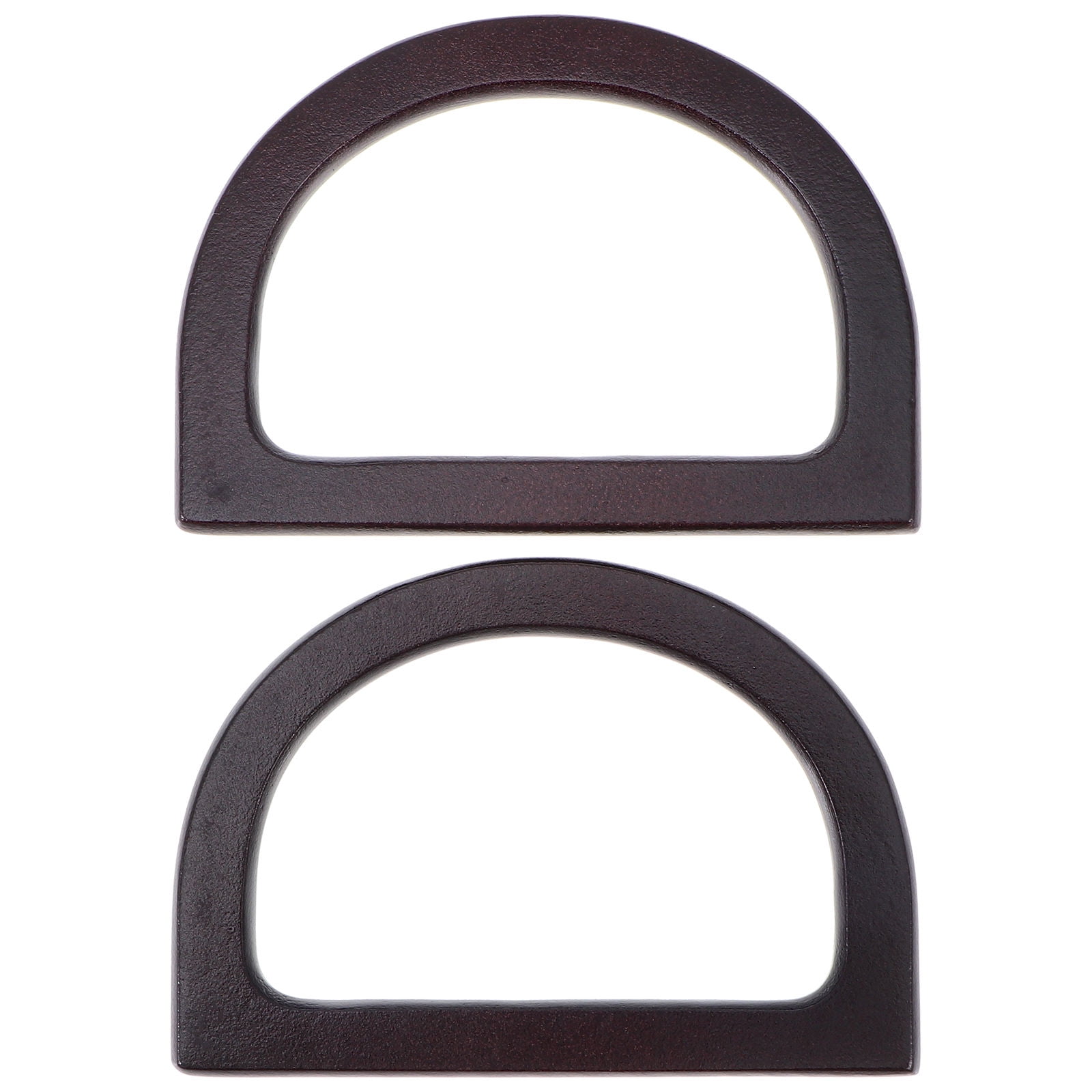 KONTONTY 2Pcs Bag Handles for Handbag Making Brown Wood and Synthetic ...