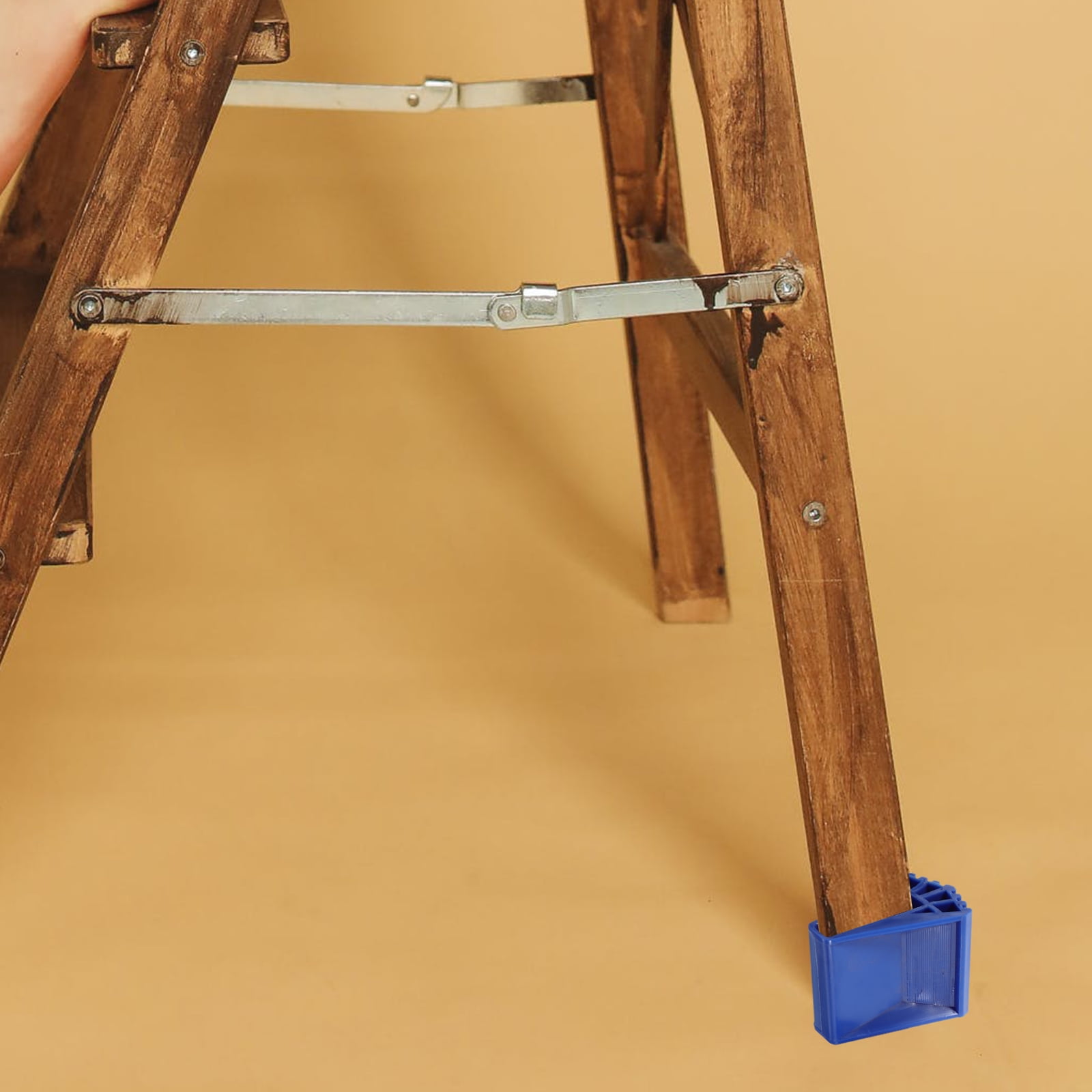 KONTONTY 2Pcs Blue Plastic Ladder Feet Covers for Anti Slip and ...