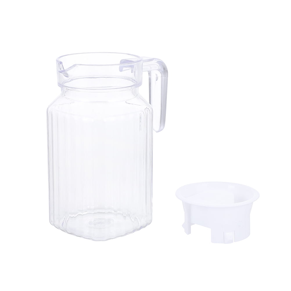 KONTONTY 2Pcs Cold Water Pitchers with Handle Home Juice Beverage ...