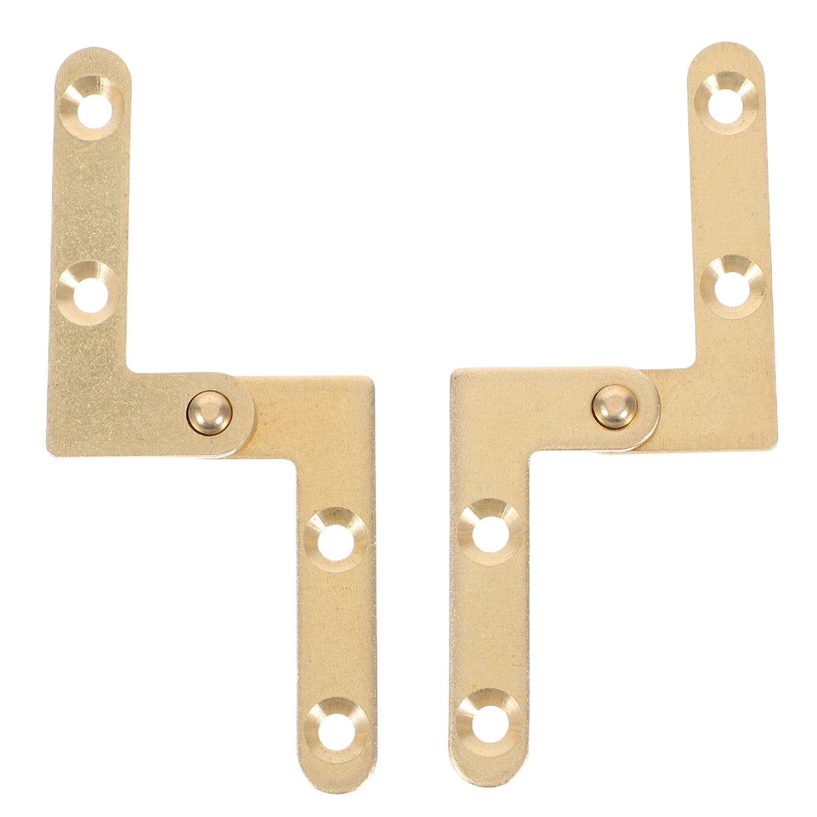 KONTONTY 2pcs 180 Degree Rotating Copper Butt Hinge Invisible Door ...